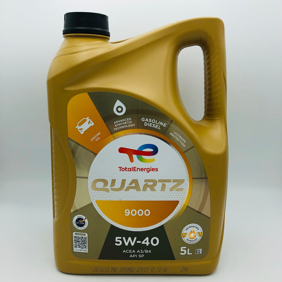 Total Quartz 9000 Synthetic Technology Engine Oil 5W-40 - 5 Litres ...