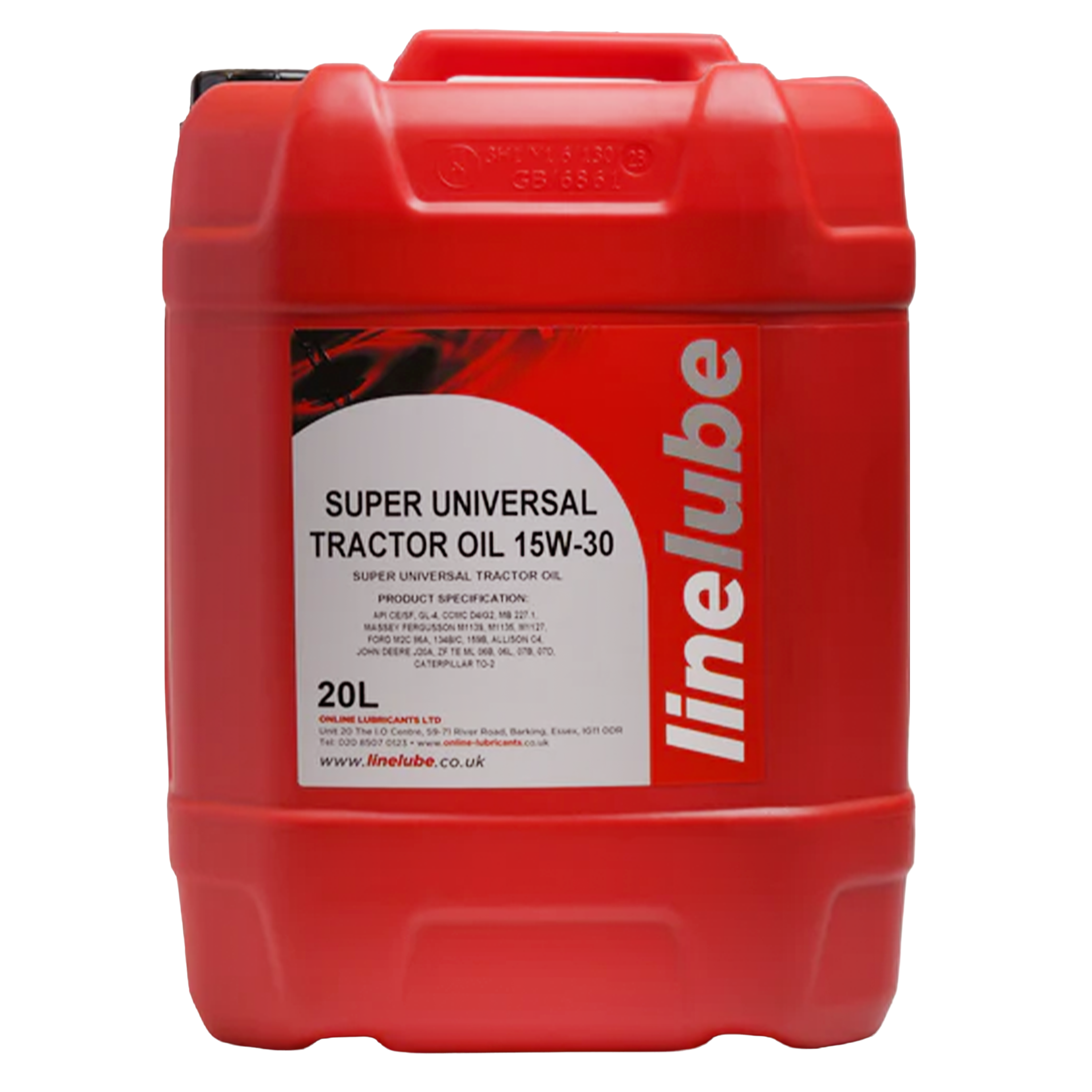 Linelube Super Universal Tractor Gear / Engine Oil 15W-30 - 20 Litres ...
