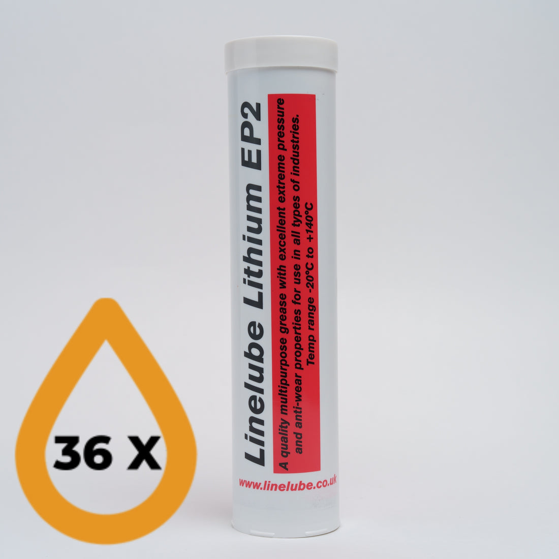 Linelube Lithium EP2 Multi-Purpose Extreme Pressure Grease - 36 x 400g ...